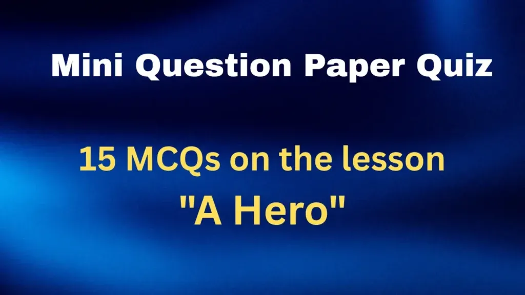 Mini Question Paper Quiz