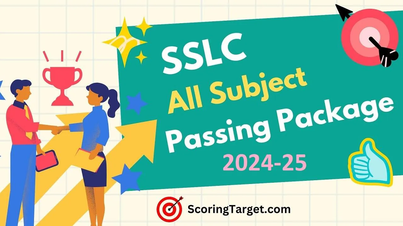 SSLC all subject passing package 2025 - ScoringTarget