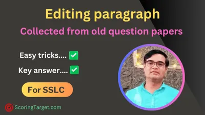 Editing paragraph from old question papers - ScoringTarget