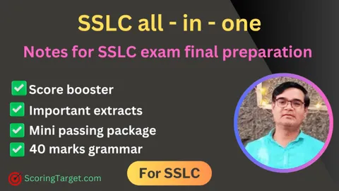 SSLC all in one notes 2025 - ScoringTarget